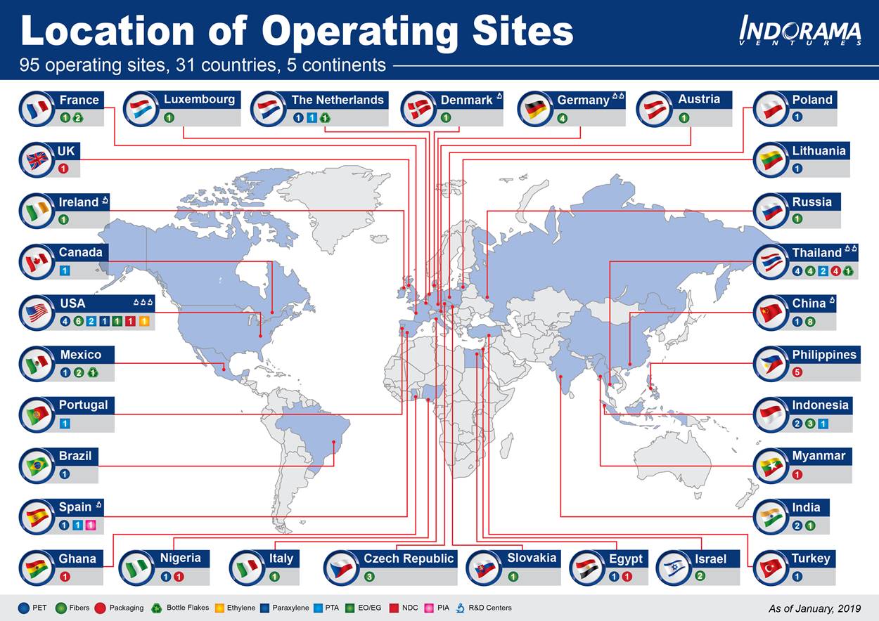 Global Map | Indorama Ventures