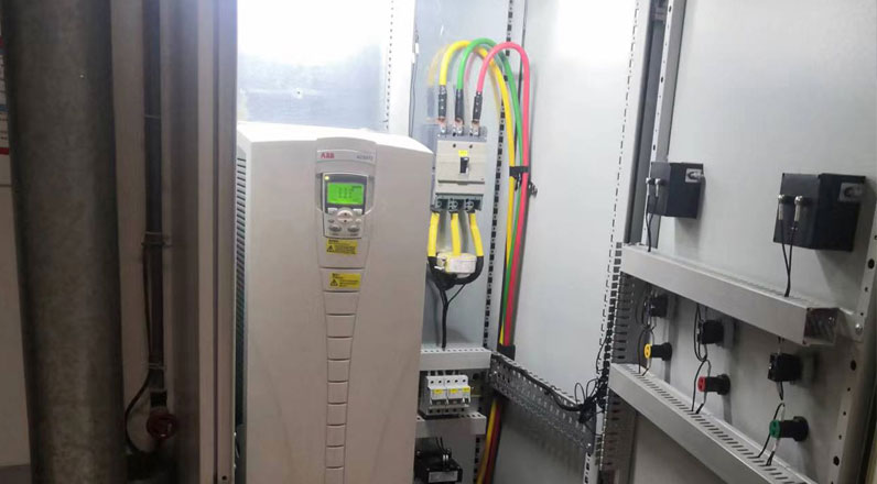 Replacement of high-efficiency motor for non-woven air conditioner by ...